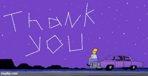V3812BH - Thank You Gif Homer Simpson