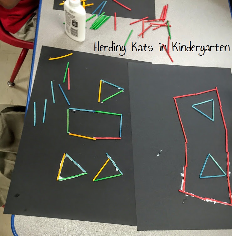 Herding Kats in Kindergarten: Shapes and Names and Glue