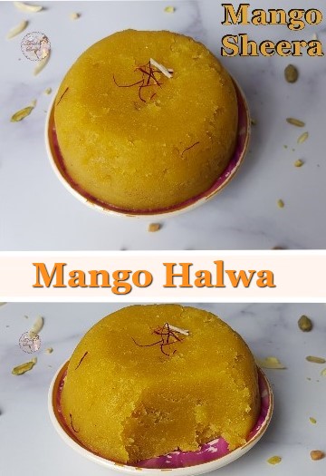 Mango Sheera: 5 Ingredients Dessert Recipe | Mango Halwa - Quick & Easy ...