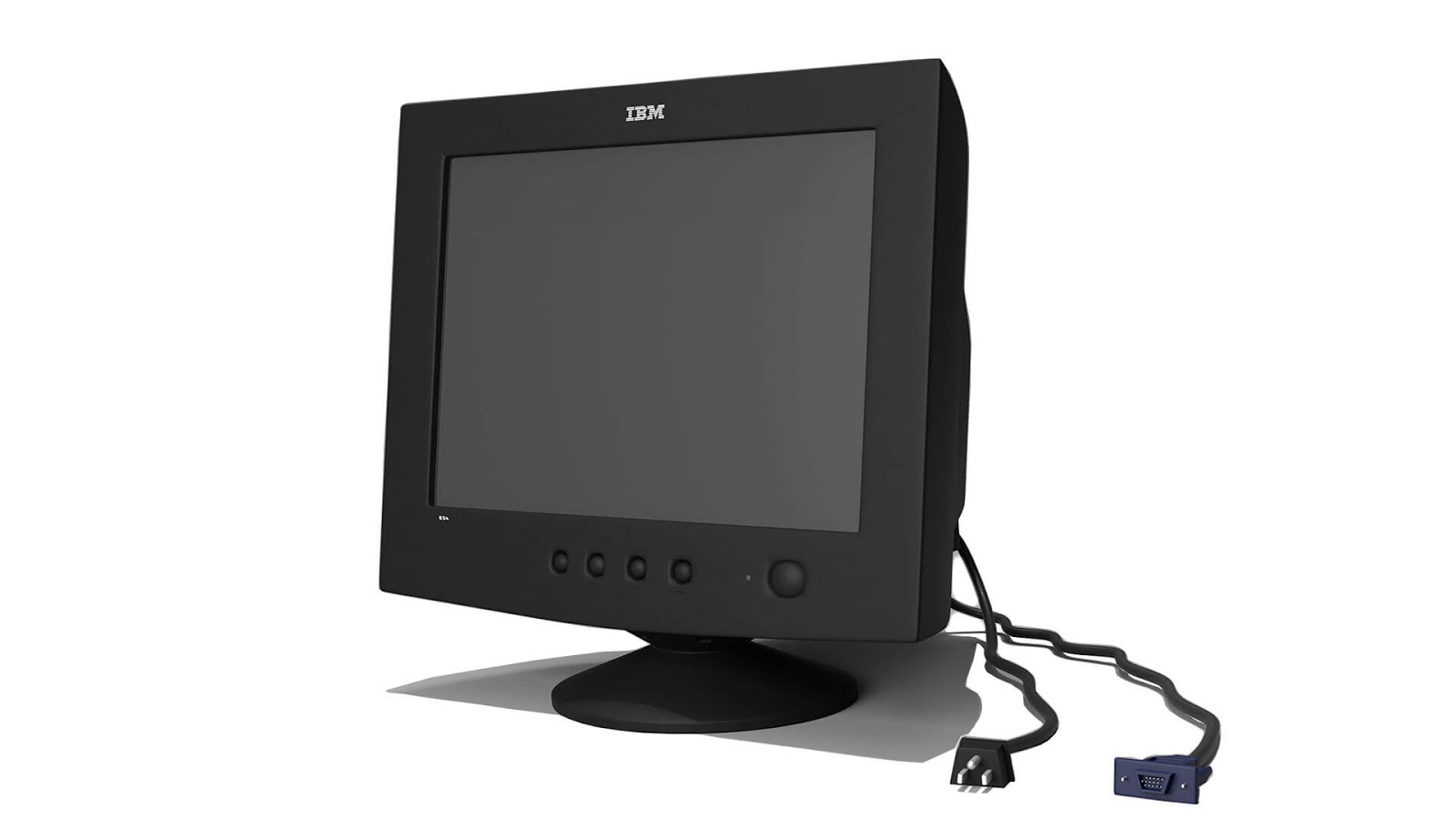IBM Monitor 3d Model - Techies World - i3dModels