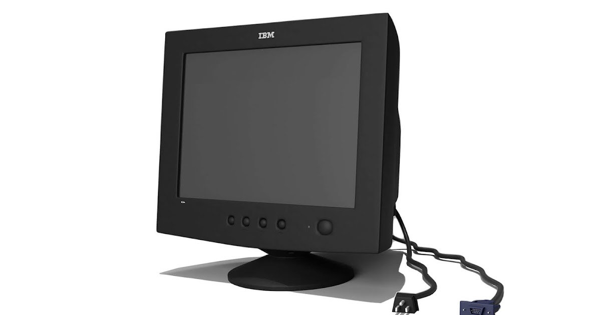 IBM Monitor 3d Model - Techies World - i3dModels