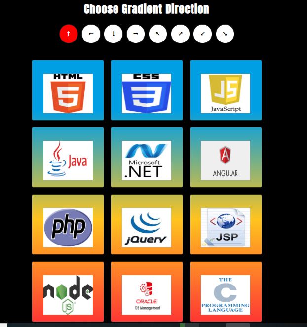 Html Web Pages: Tutorial Home Page Design Using JavaScript Gradient Navigation Html and Css