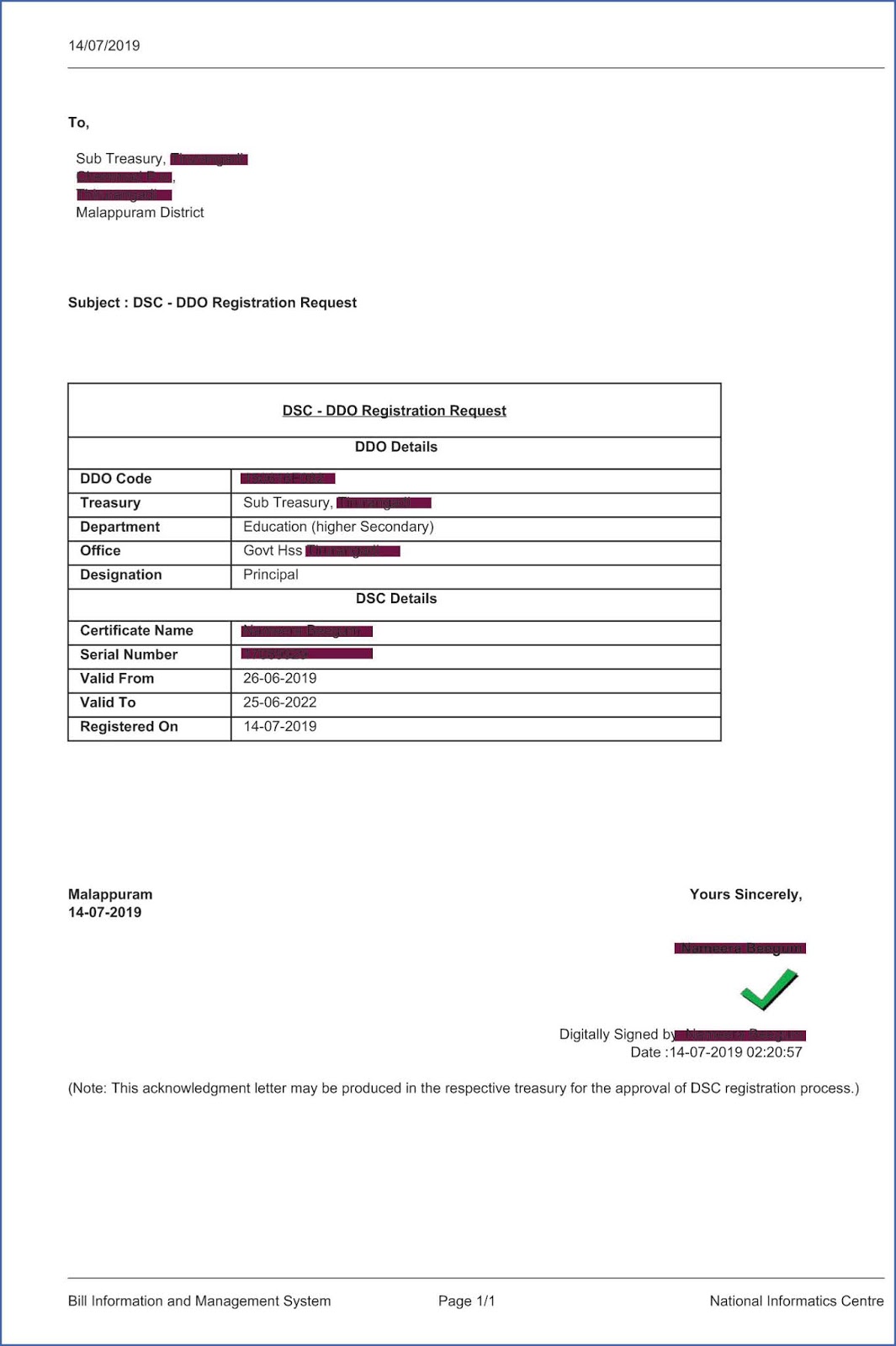 How to use Digital Signature in SPARK and BIMS - ALRAHIMAN