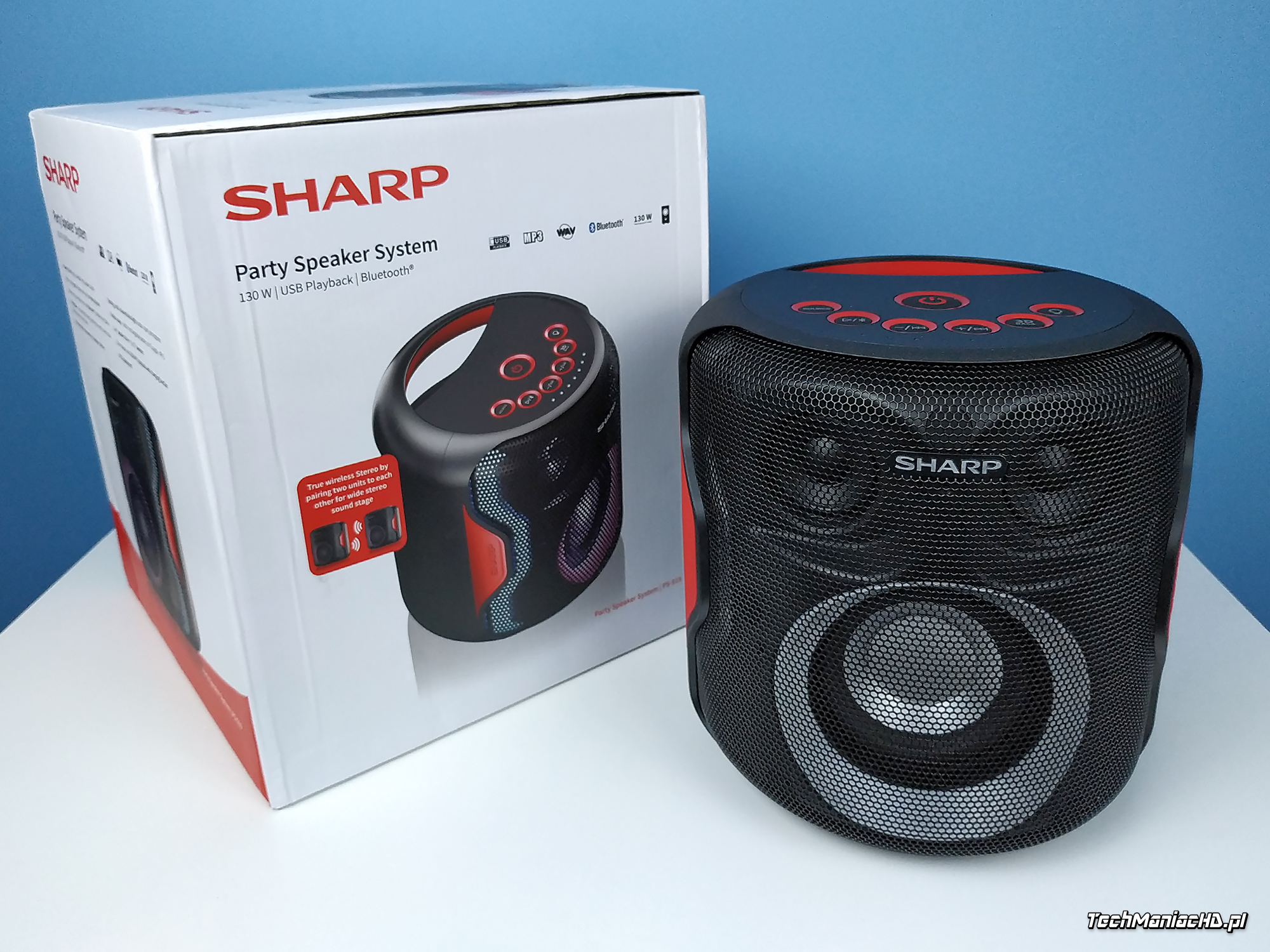 TechManiacHD: Sharp PS-919 BK - recenzja głośnika imprezowego