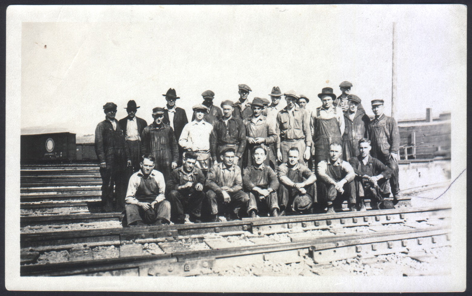 Union-Made: Vintage Railroad Work Crew Snapshot