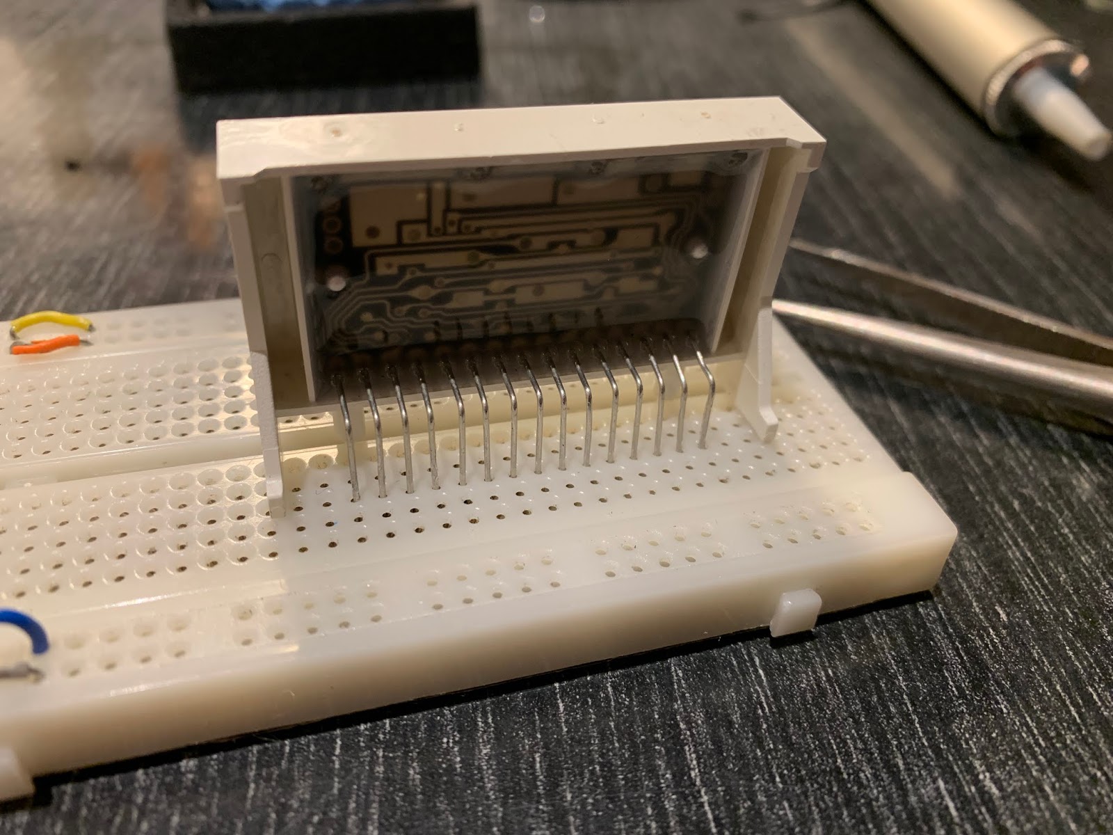 Open Pins On A Breadboard