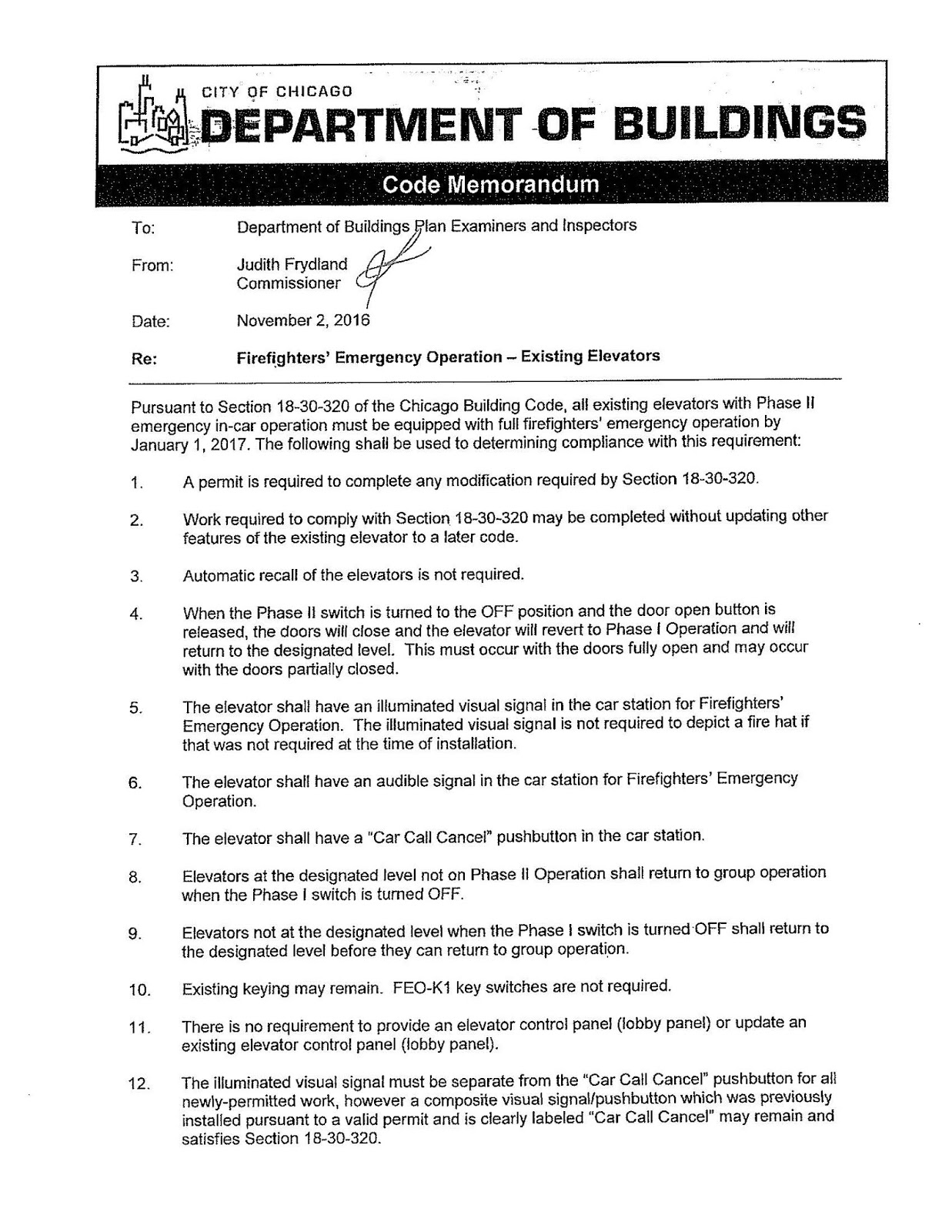 Chicago Elevator Maintenance - Colley Elevator: City of Chicago Fireman ...