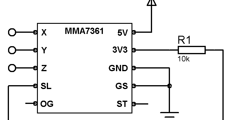 Electgpl Electrónica: Modulo acelerómetro MMA7361