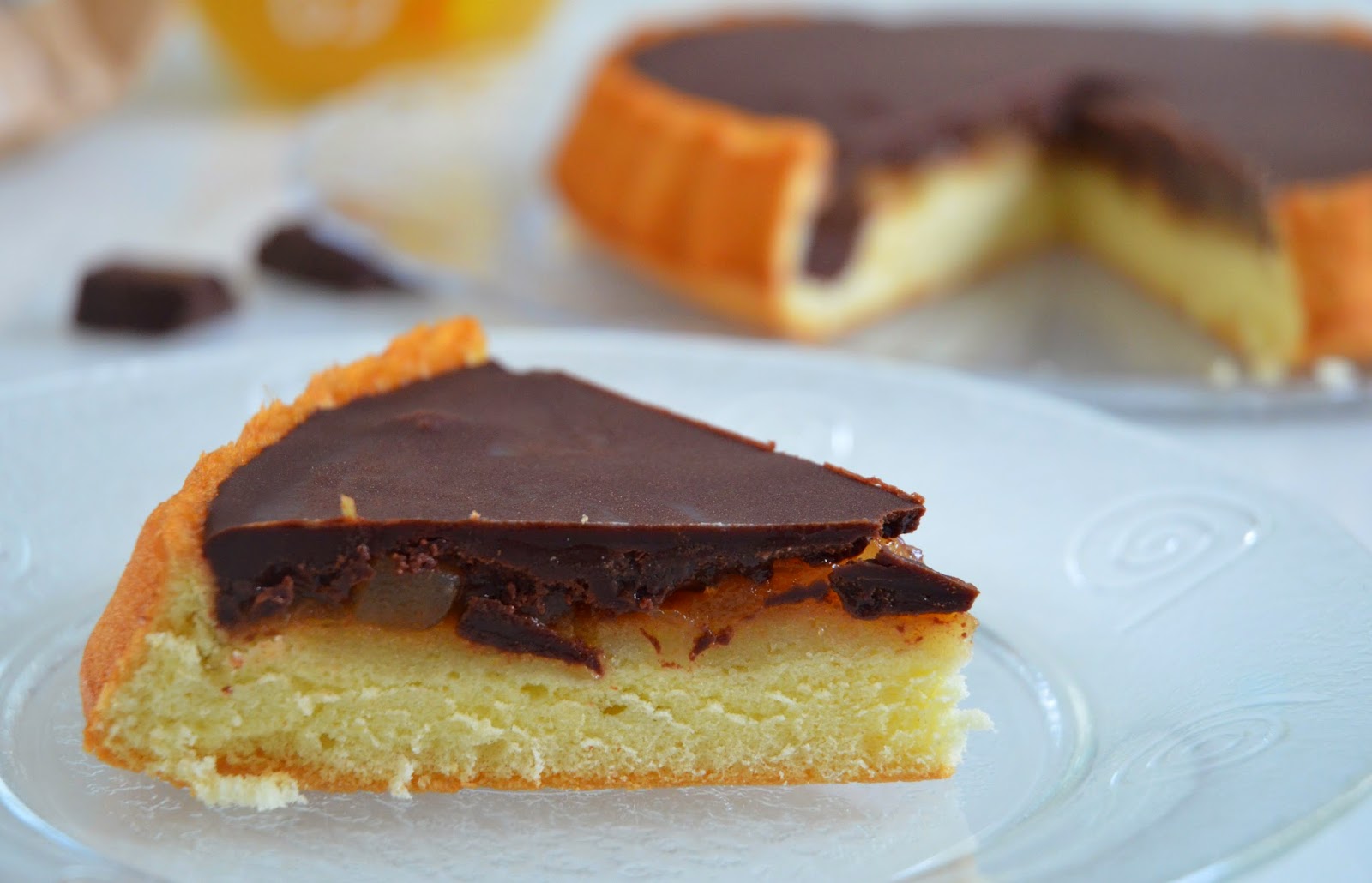 13 desserts, chacun: Gâteau façon Pim's géant poire chocolat