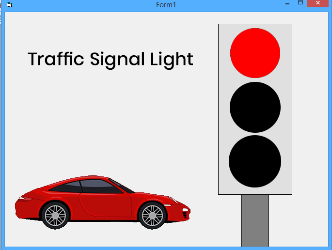 How to create traffic signal in visual basic 6.0