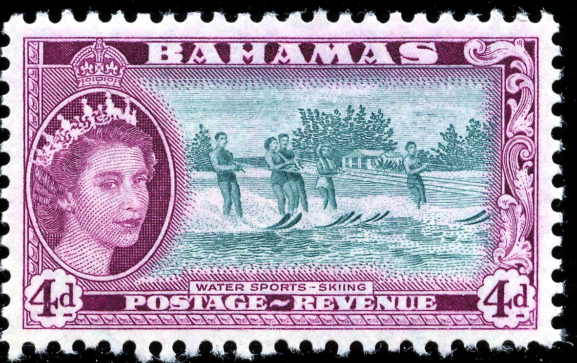 King George VI Postage Stamps: Bahamas 1954(1 Jan) - 63 SG201/216