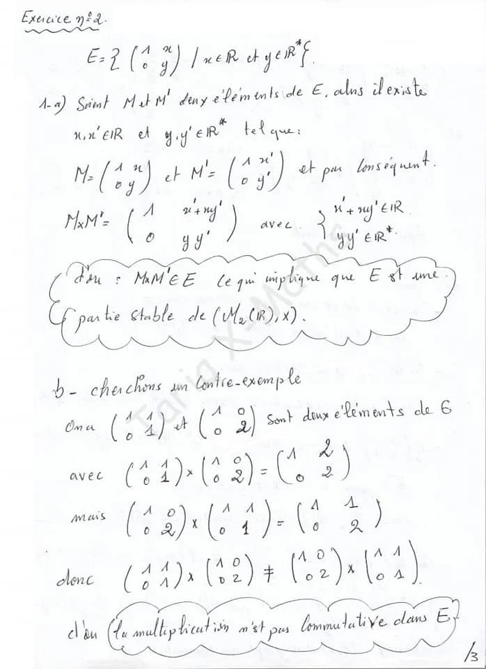 Correction Examen national 2020-sciences math-Mathématiques