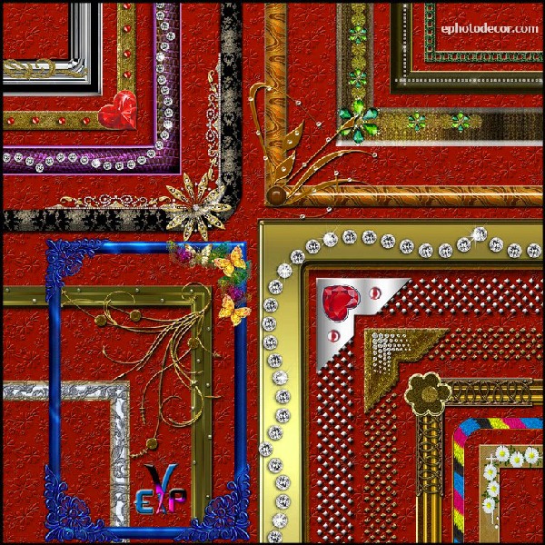 30 Beautiful color photo frames PNG for decoration - वेडिंग एल्बम ...