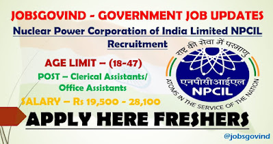 Nuclear Power Corporation of India Limited NPCIL Recruitment 2021 for ...