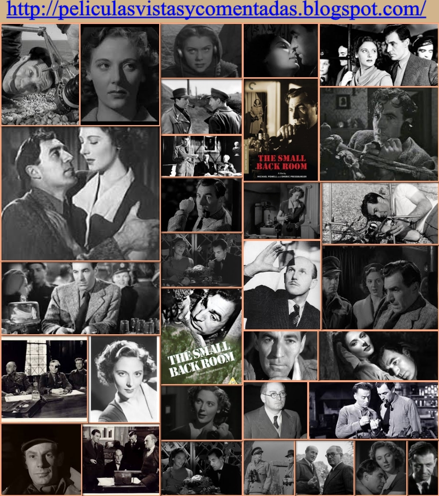 PELÍCULAS VISTAS Y COMENTADAS: THE SMALL BACK ROOM (Película de 1949)