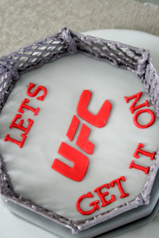 Ufc Octagon Cake