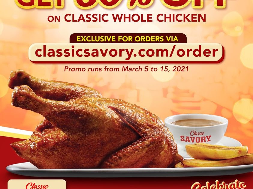 Manila Shopper: Get 30% OFF on Classic Savory Whole Chicken