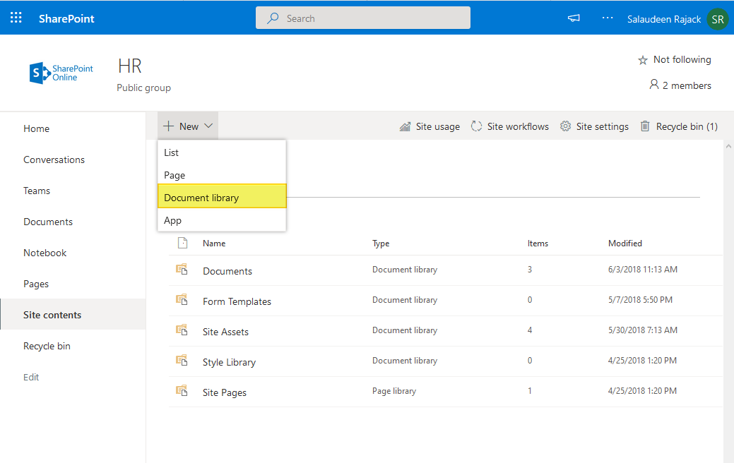 Sharepoint Online Powershell To Create A Document Library Sharepoint Diary