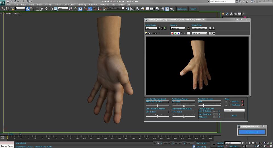 Artista Digital 3D: Mano Realista