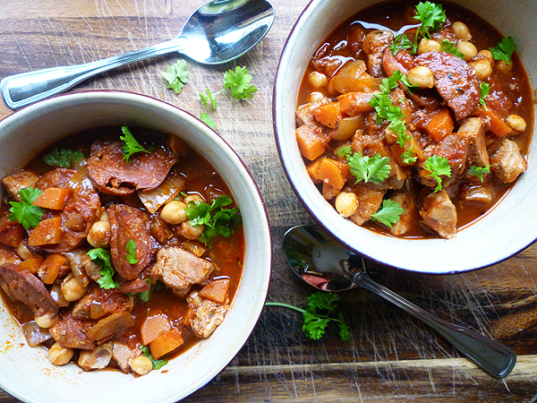 Abbes Cooking Antics Pork Chorizo And Chickpea Casserole