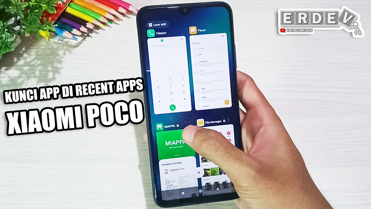 Cara Mengunci Aplikasi di Recent Apps HP Xiaomi POCO MIUI 12 Terbaru ...