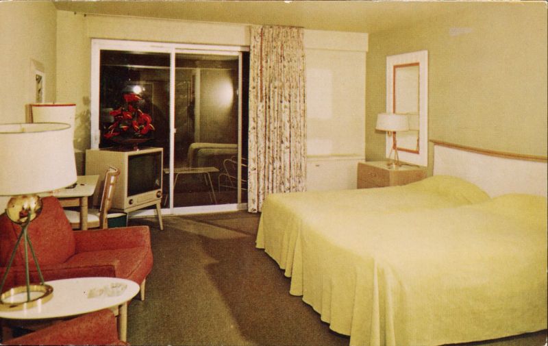 40 Vintage Photos Show a Look Inside American Hotel and Motel Rooms in ...