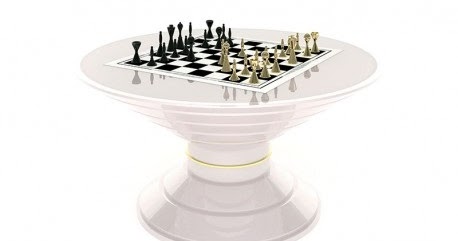 Chess table round