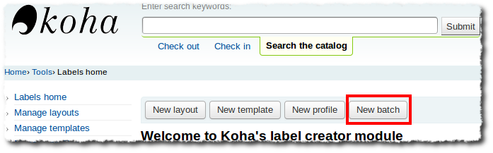 Koha Geek: Spine label creation