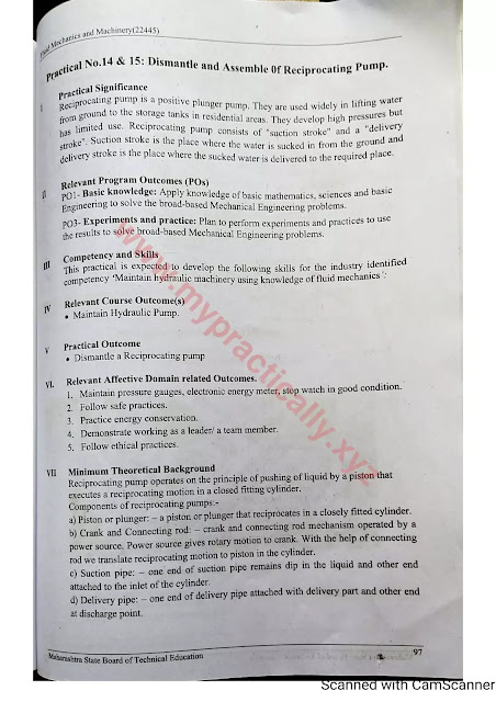 22445 Fluid Mechanics and Machinery FMM Lab Manual Answers | MSBTE I ...