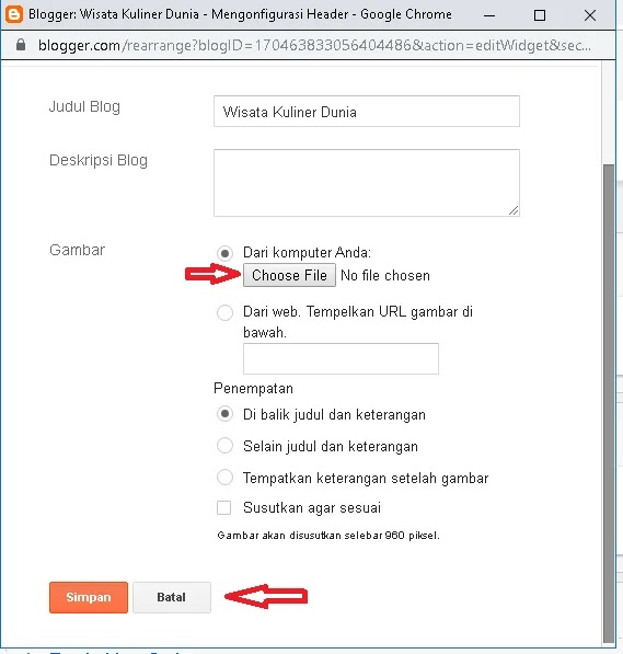 Cara Mempercantik Tampilan Melalui Menu Tata Letak/Layout di Blogger ...