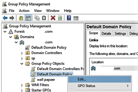 Configure Password Policies Windows Server 2019