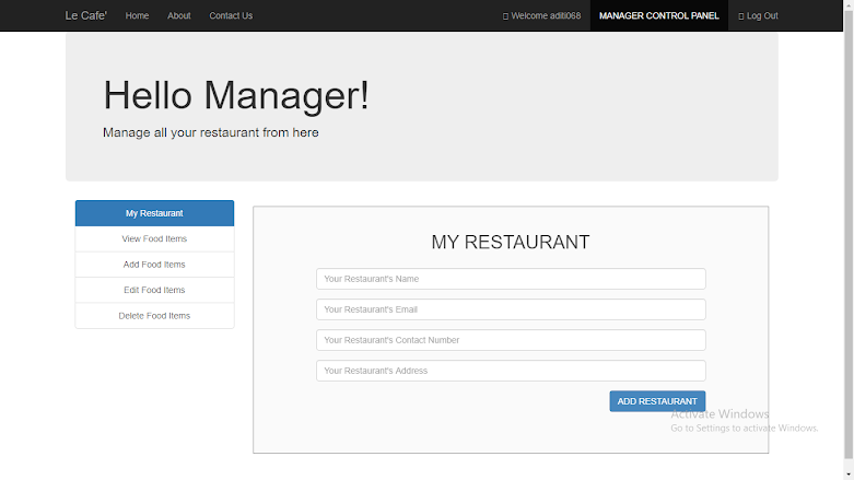 Online Food Ordering System in php mysql with Source Code | Free Download