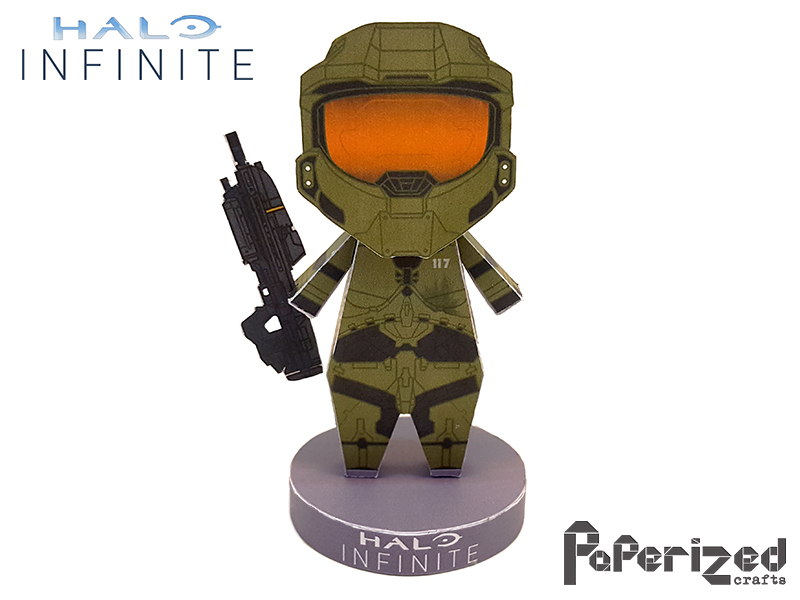 Halo Infinite: Master Chief Papercraft | Paperized Crafts