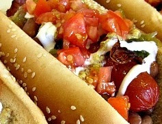 Recipes By Sara: Grilled Mexican Style Hot Dogs