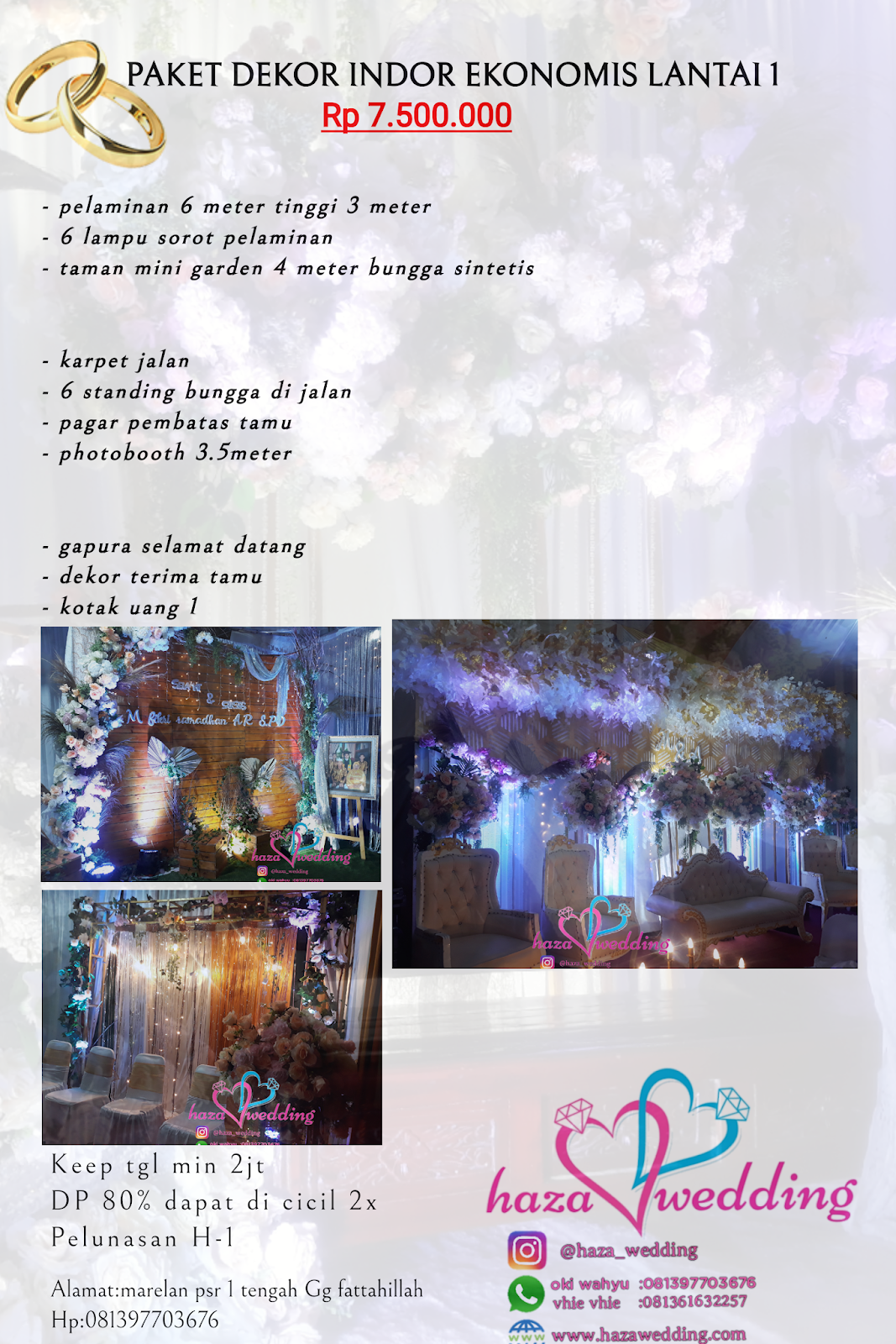 paket wedding dan sewa peralatan pesta di medan / wedding organizer ...