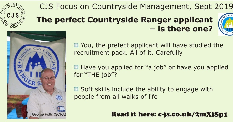 The perfect Countryside Ranger applicant – is there one?