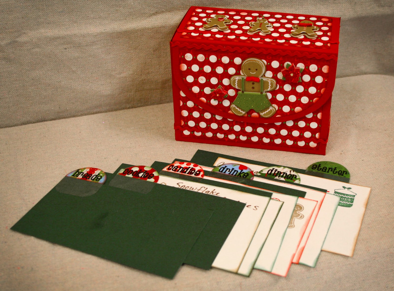 Oh My Crafts Blog: 12 Days of Christmas - Day 7 Christmas Recipe Box