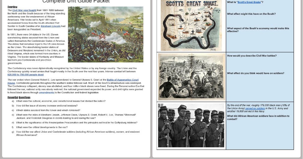 Students of History: World and US History Google Activities for ...