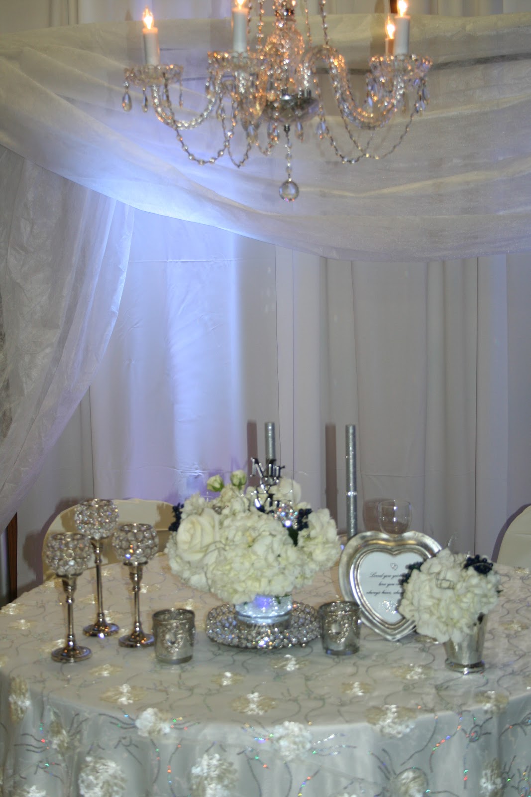 Unforgettable Floral: Bling Wedding