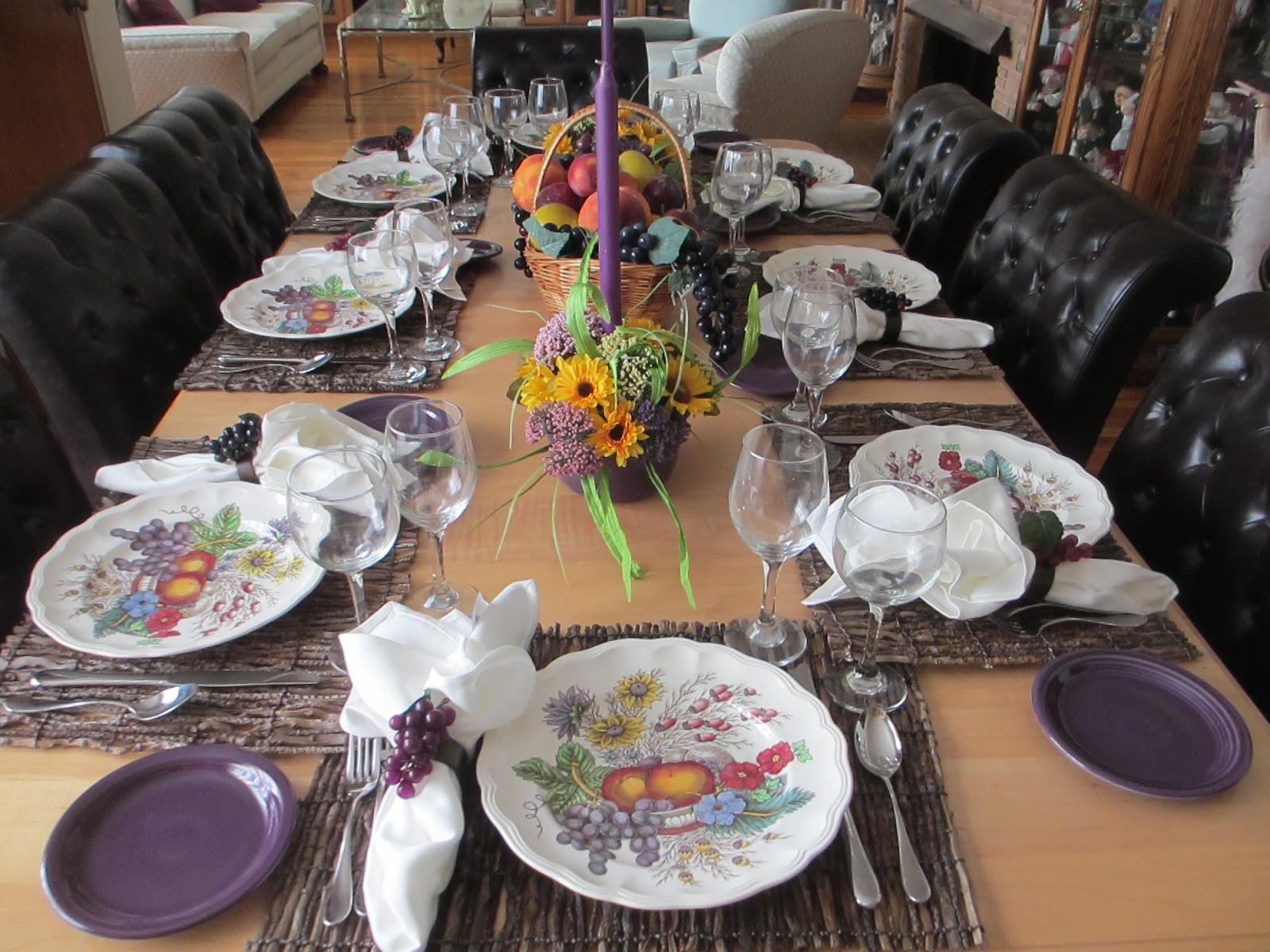 The Welcomed Guest: Spode Reynolds Fall Table