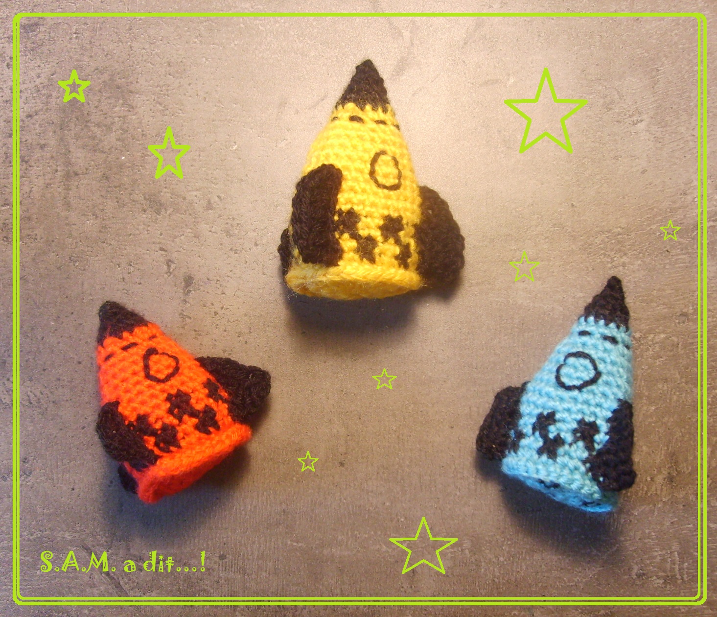 S.A.M. a dit... fais une mini fusée...."