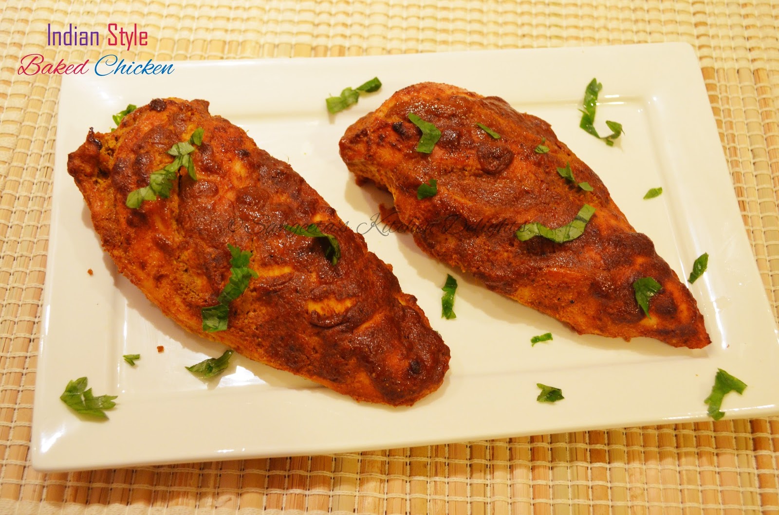 Indian Style Baked Chicken