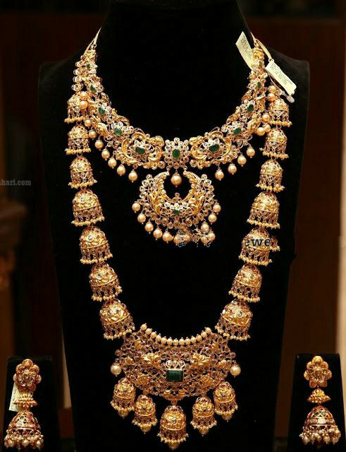 Long chain necklace sets