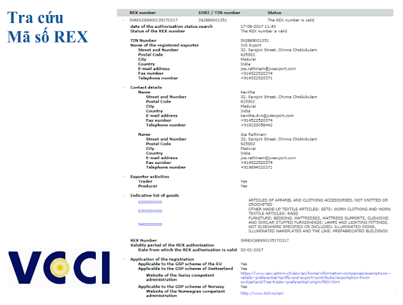 CÁCH ĐĂNG KÝ MÃ SỐ REX XUẤT KHẨU SANG THỊ TRƯỜNG EU - 5S International ...