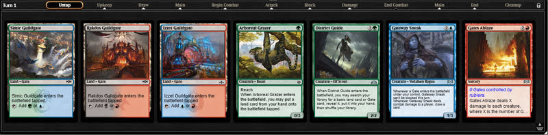Magic the Gathering Adventures: Five Color Gates Standard Deck Part 1