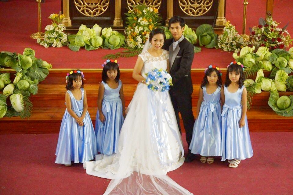 Unique wedding in Benguet goes viral for using vegetable as decor ...