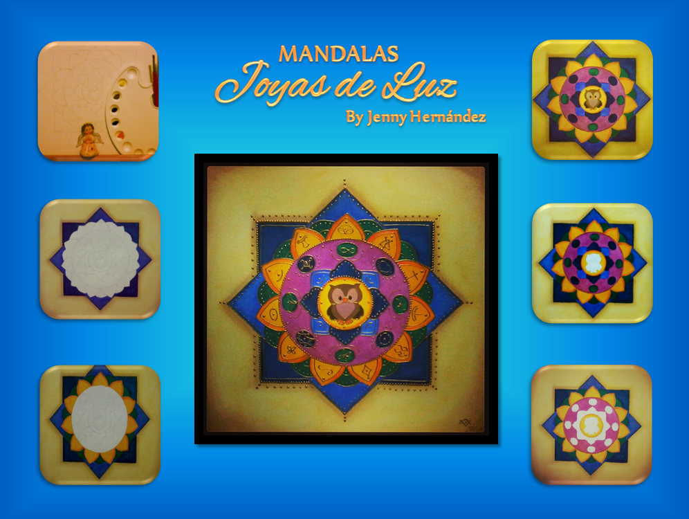 Mandalas Joyas de Luz: PASO A PASO DE UN MANDALA PERSONALIZADO
