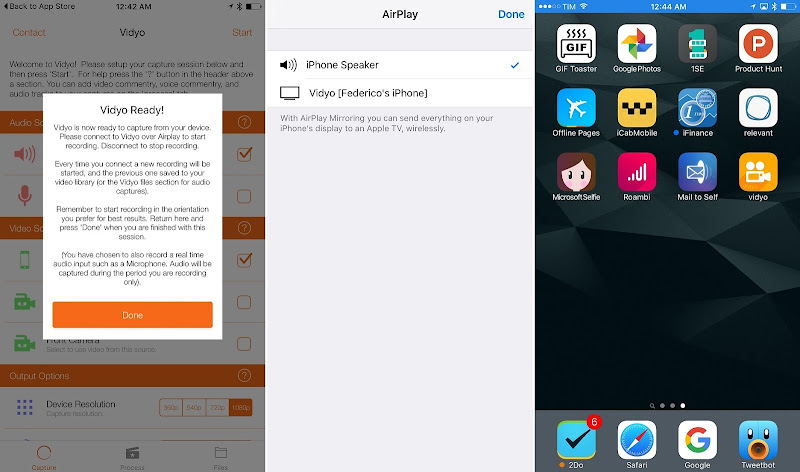 Vidyo faz captura de vídeo em iOS simulando AirPlay Mirroring | Aberto ...