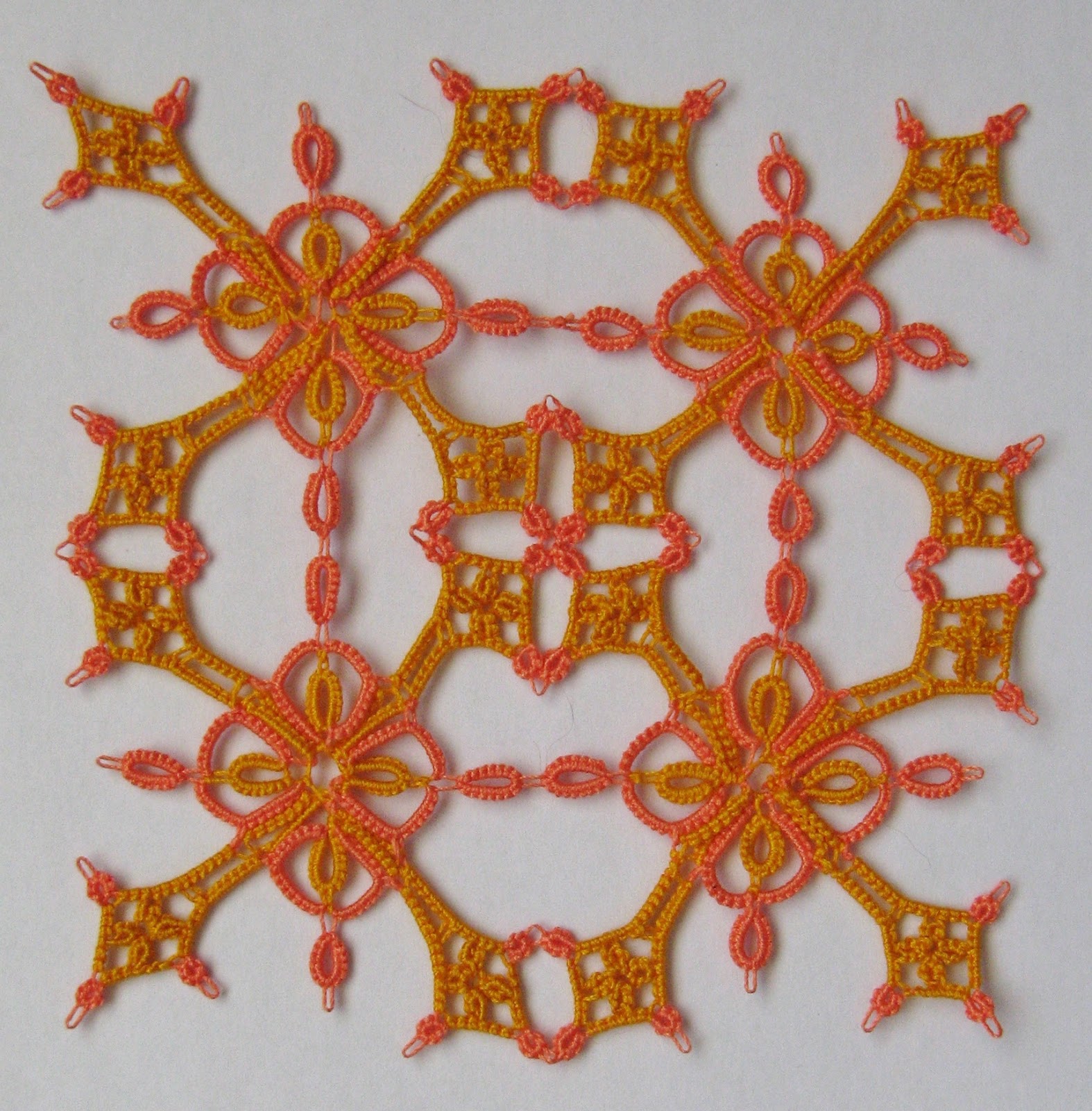 UMI & TSURU: Tatting Together Square Motifs - Ulla Bendtsen ...