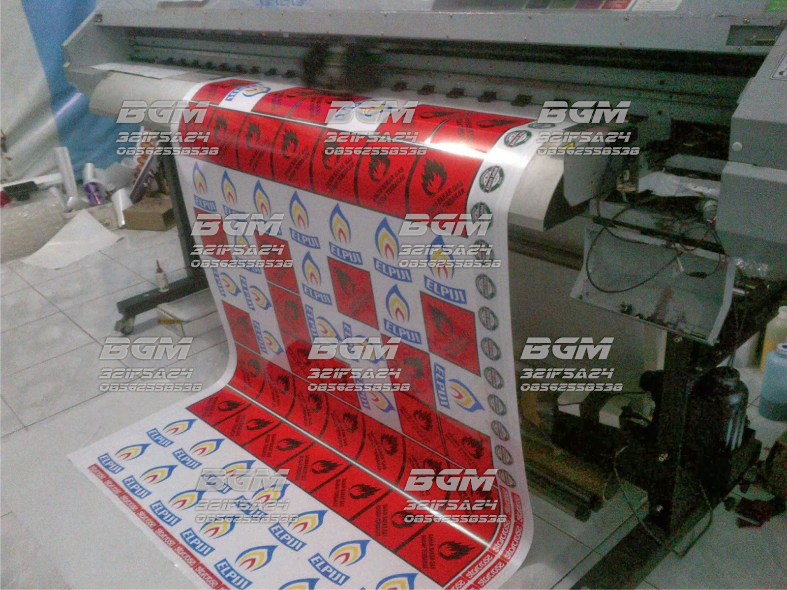 Stiker ELPIJI GAS PERTAMINA Yogyakarta